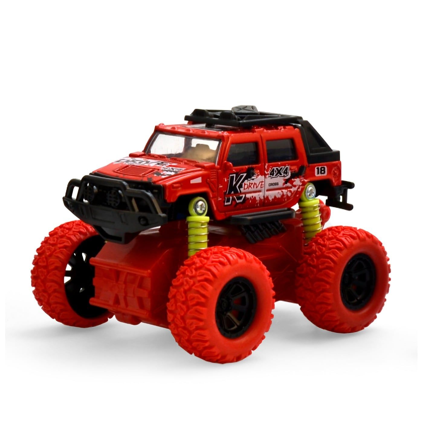 Monster Truck med friktion leksaksbil - Röd
