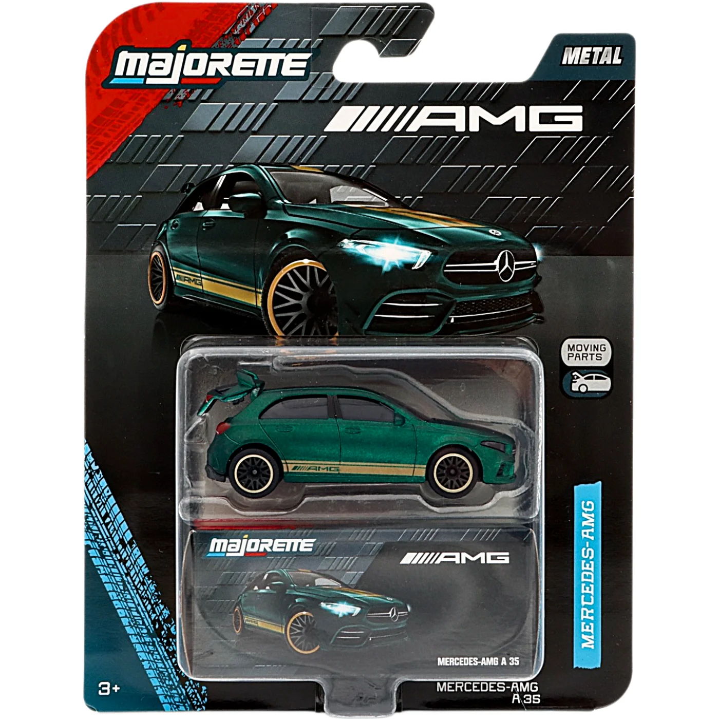 Mercedes-AMG A 35 - Grön - Deluxe Cars - Majorette