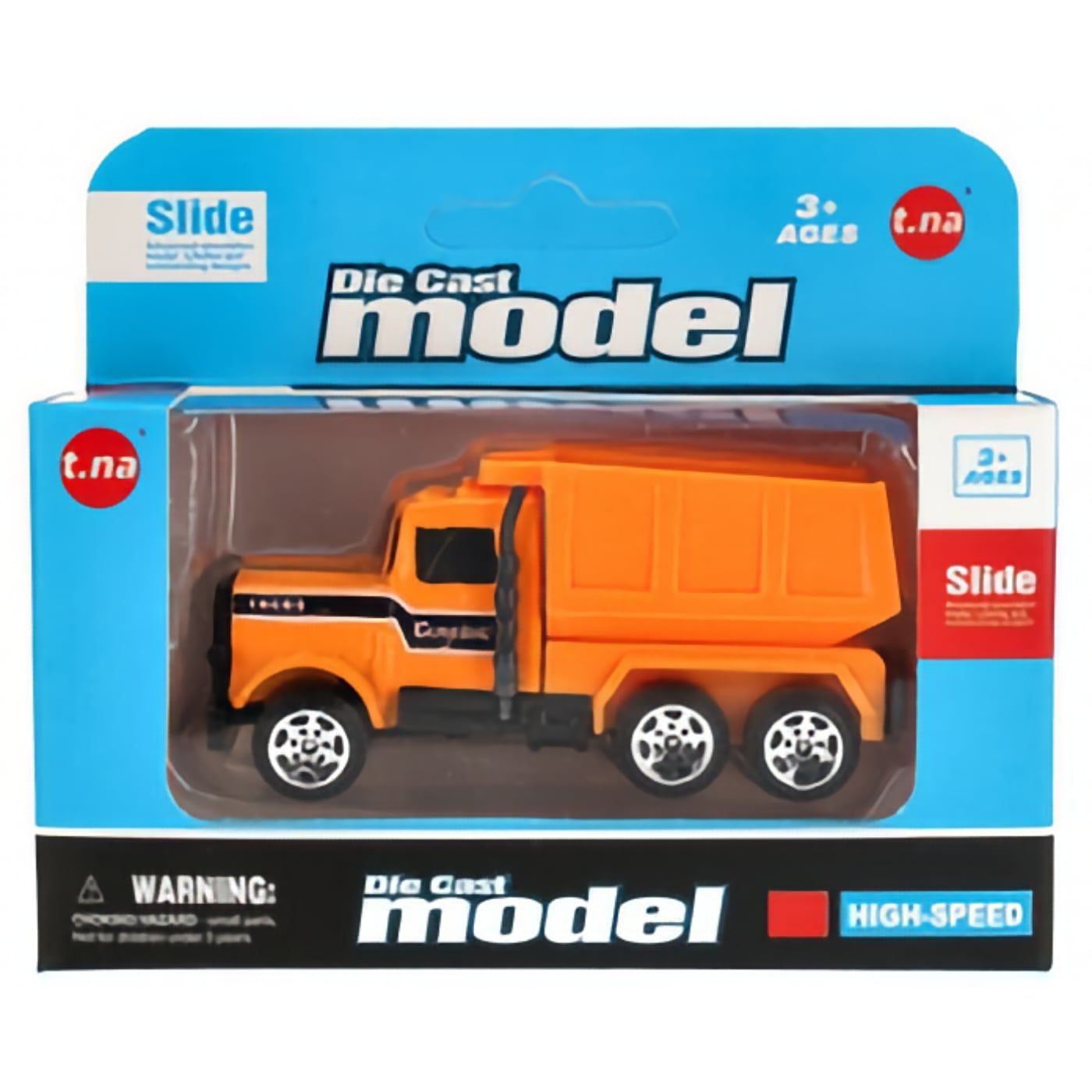 Lastbil - liten gul leksaksbil