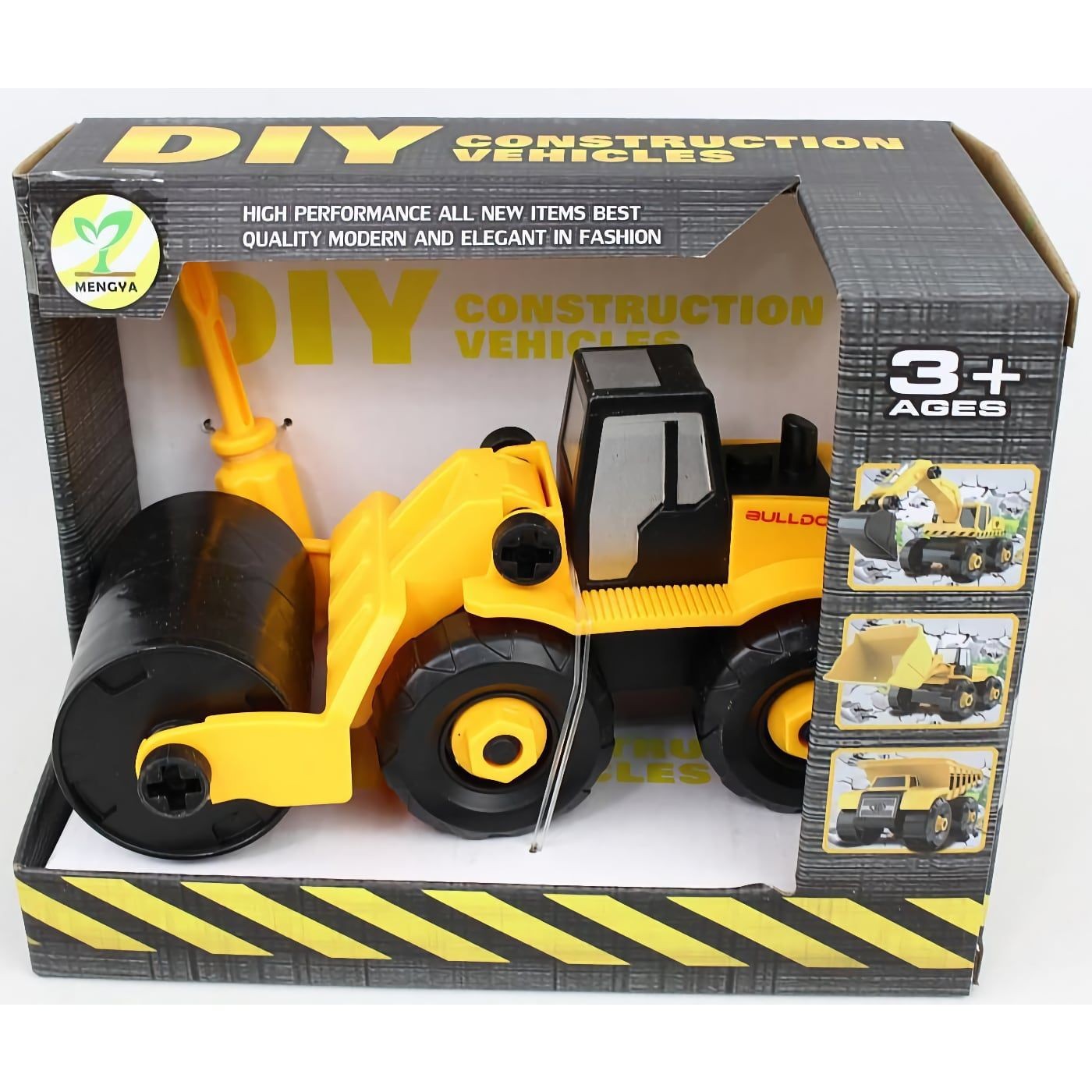 Traktor med vält inkl skruvmejsel Traktor med vält inkl skruvmejsel