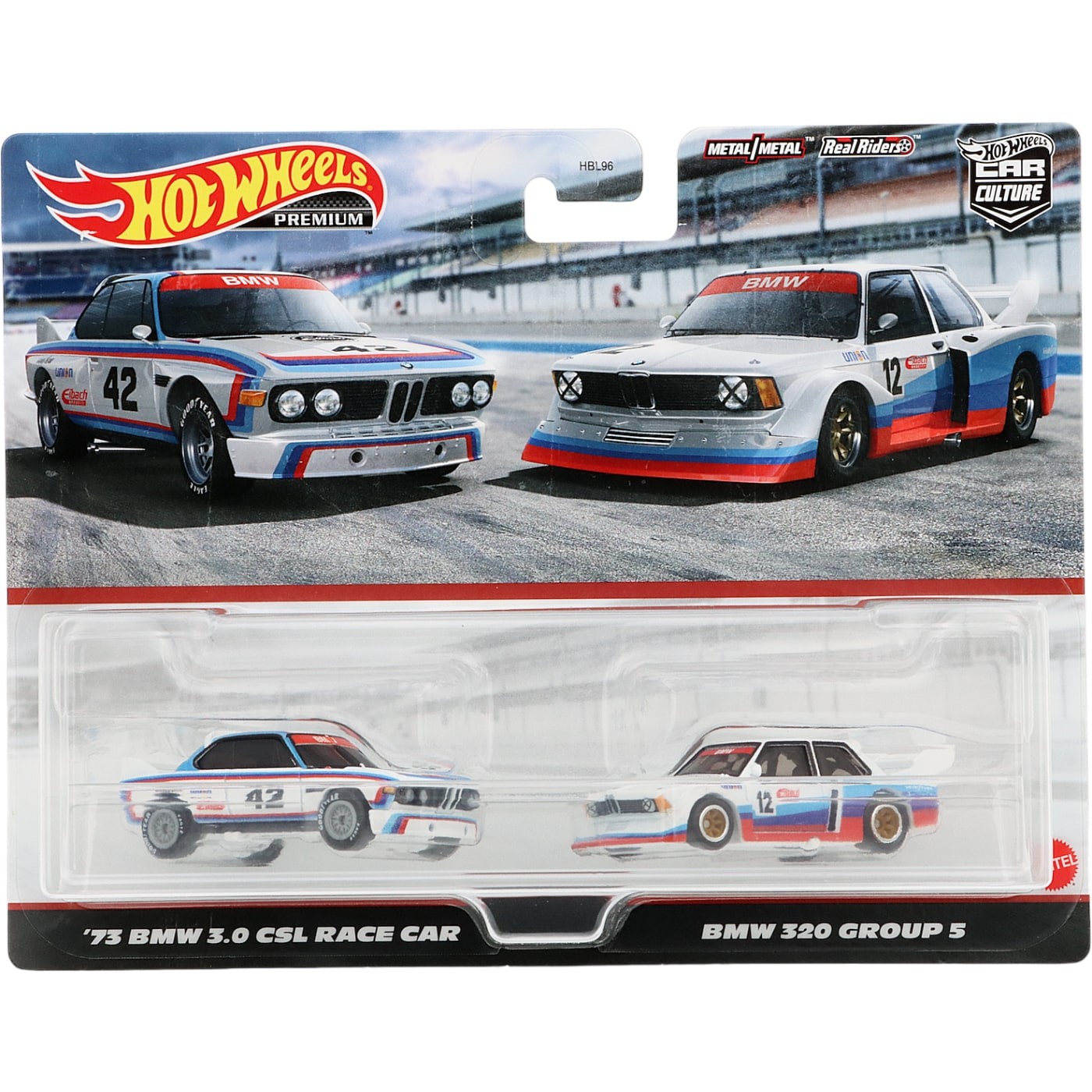 73 BMW 3.0 CSL Race Car + BMW 320 Group 5 - 2-pack - HW