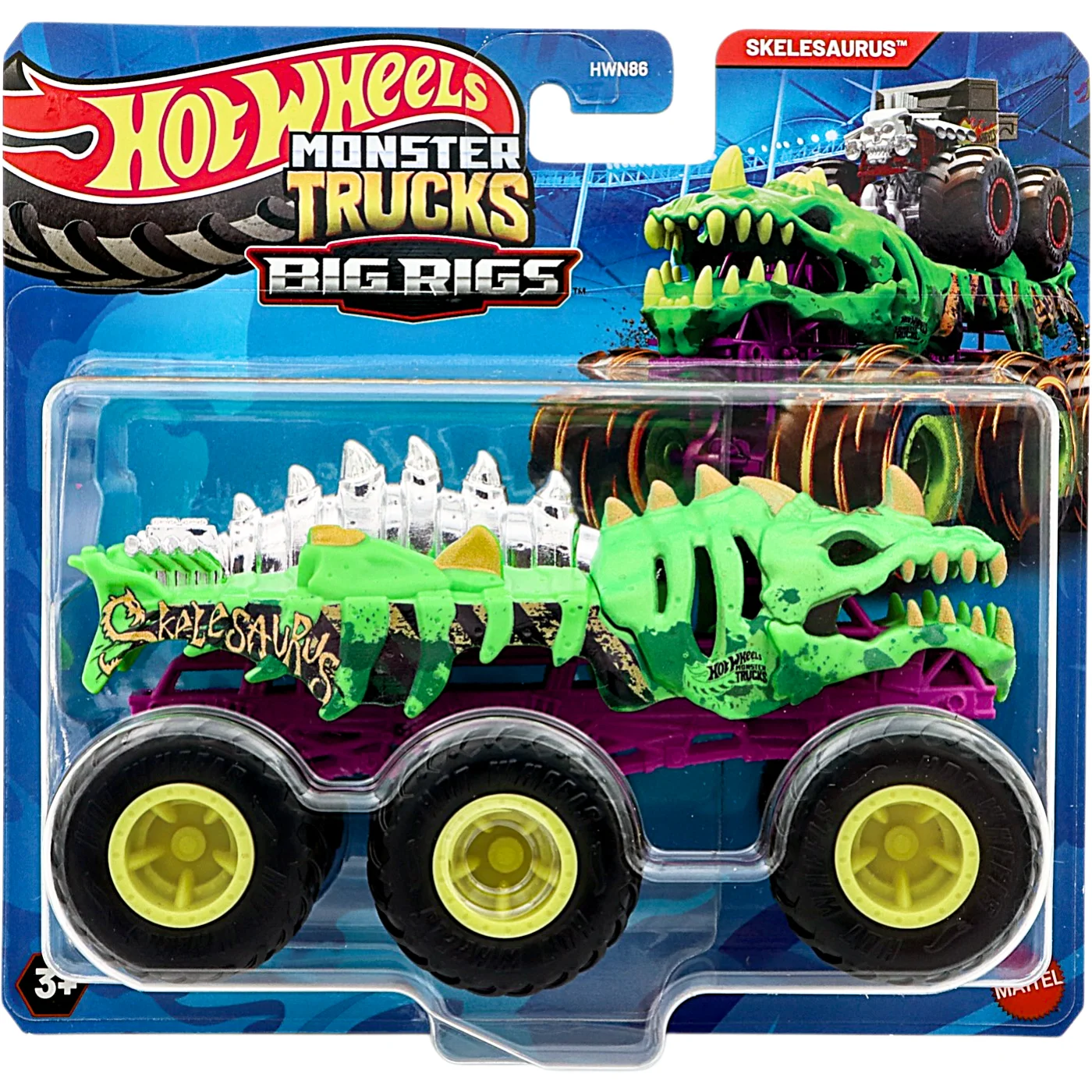 Skelesaurus - Monster Trucks - Big Rigs - Hot Wheels