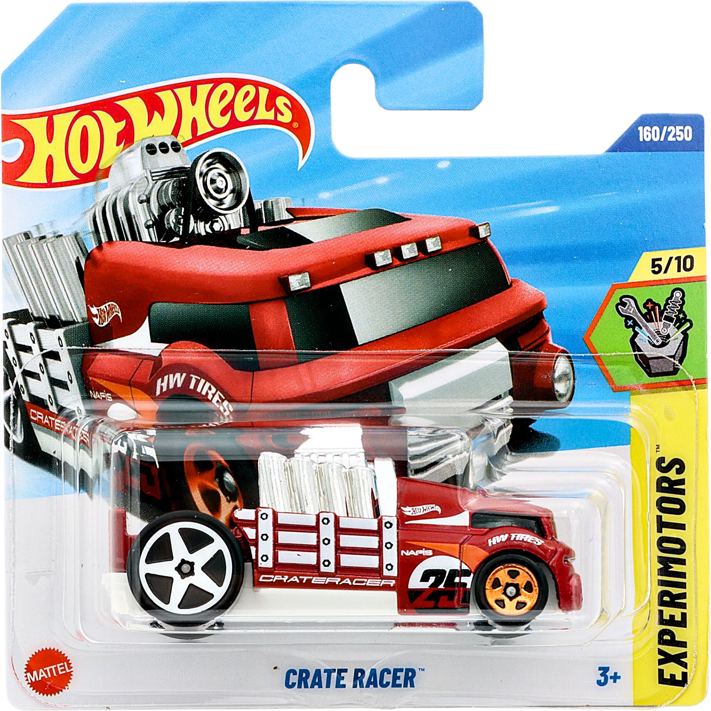 Crate Racer - Röd - Experimotors - Hot Wheels