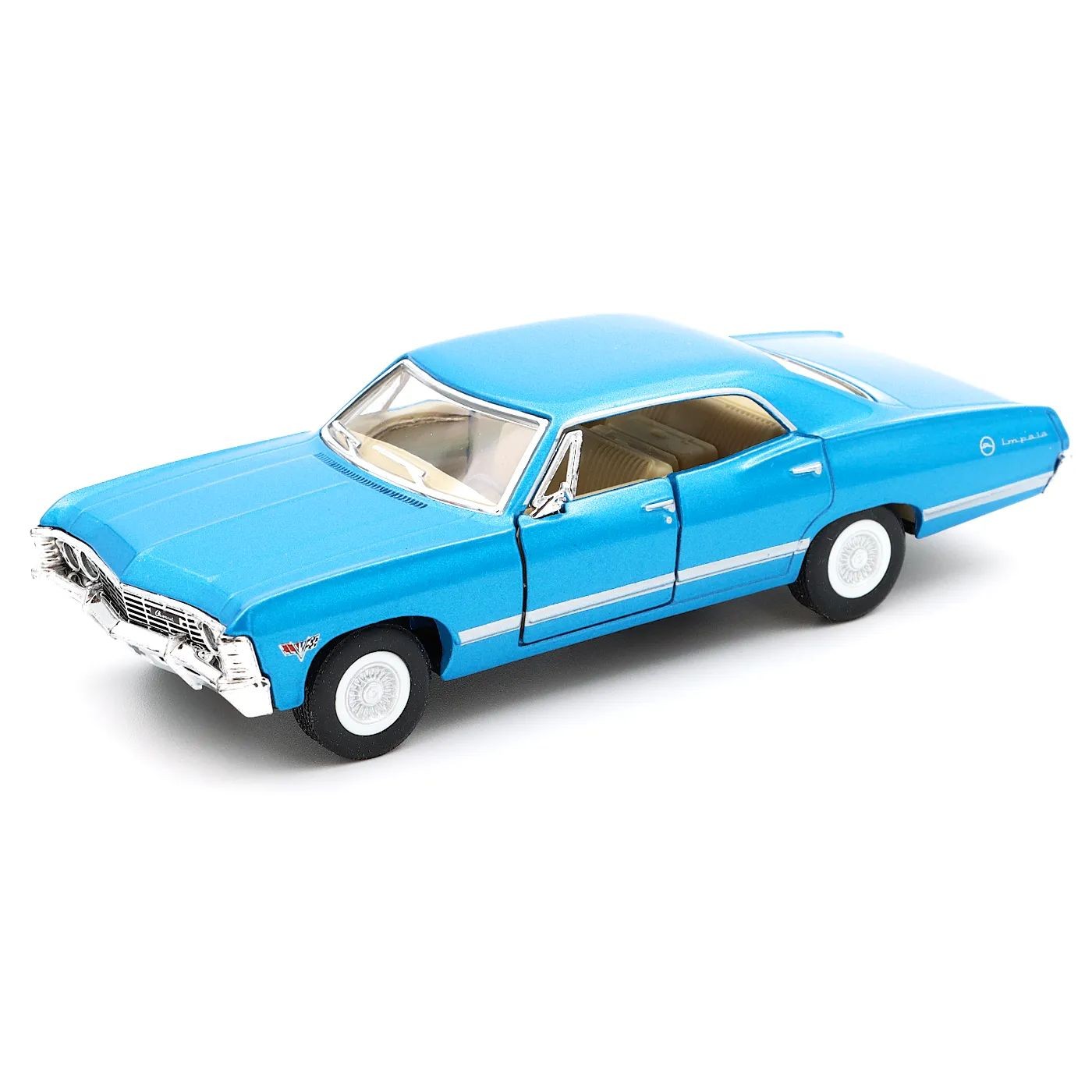 1967 Chevrolet Impala - Kinsmart - 1:43 - Blå