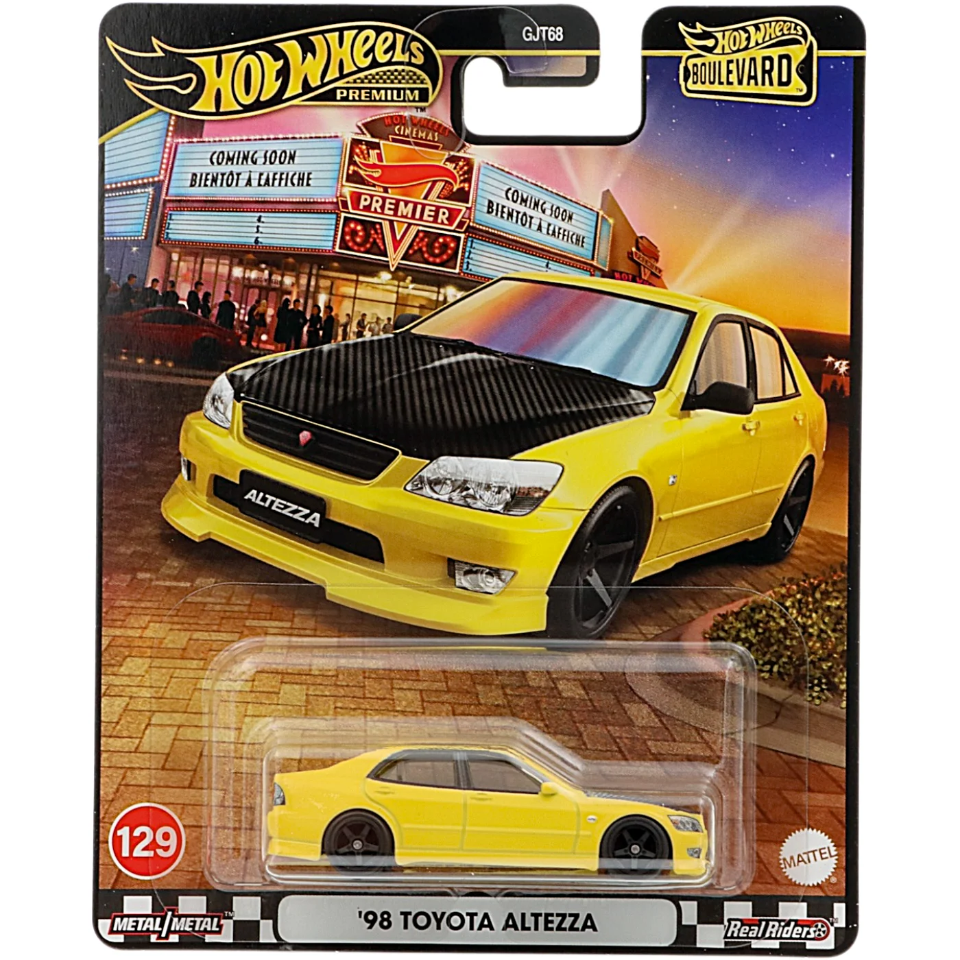 '98 Toyota Altezza - Gul - Boulevard 129 - Hot Wheels