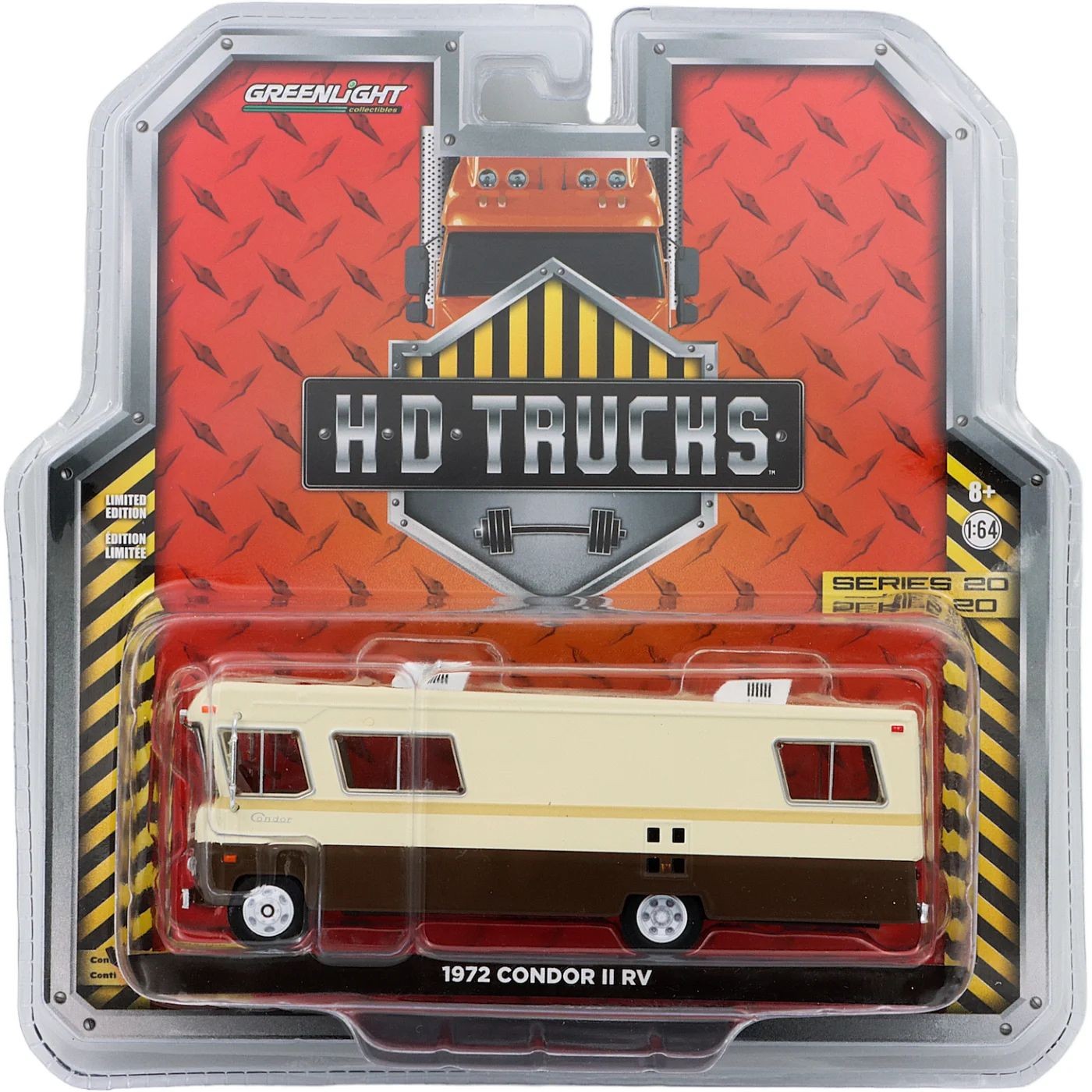 1972 Condor II RV - Husbil - Brun - GreenLight - 1:64