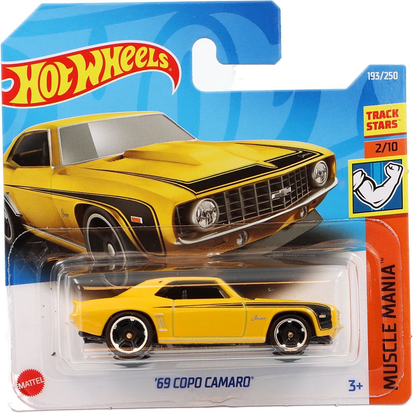 69 Copo Camaro - Gul - Hot Wheels