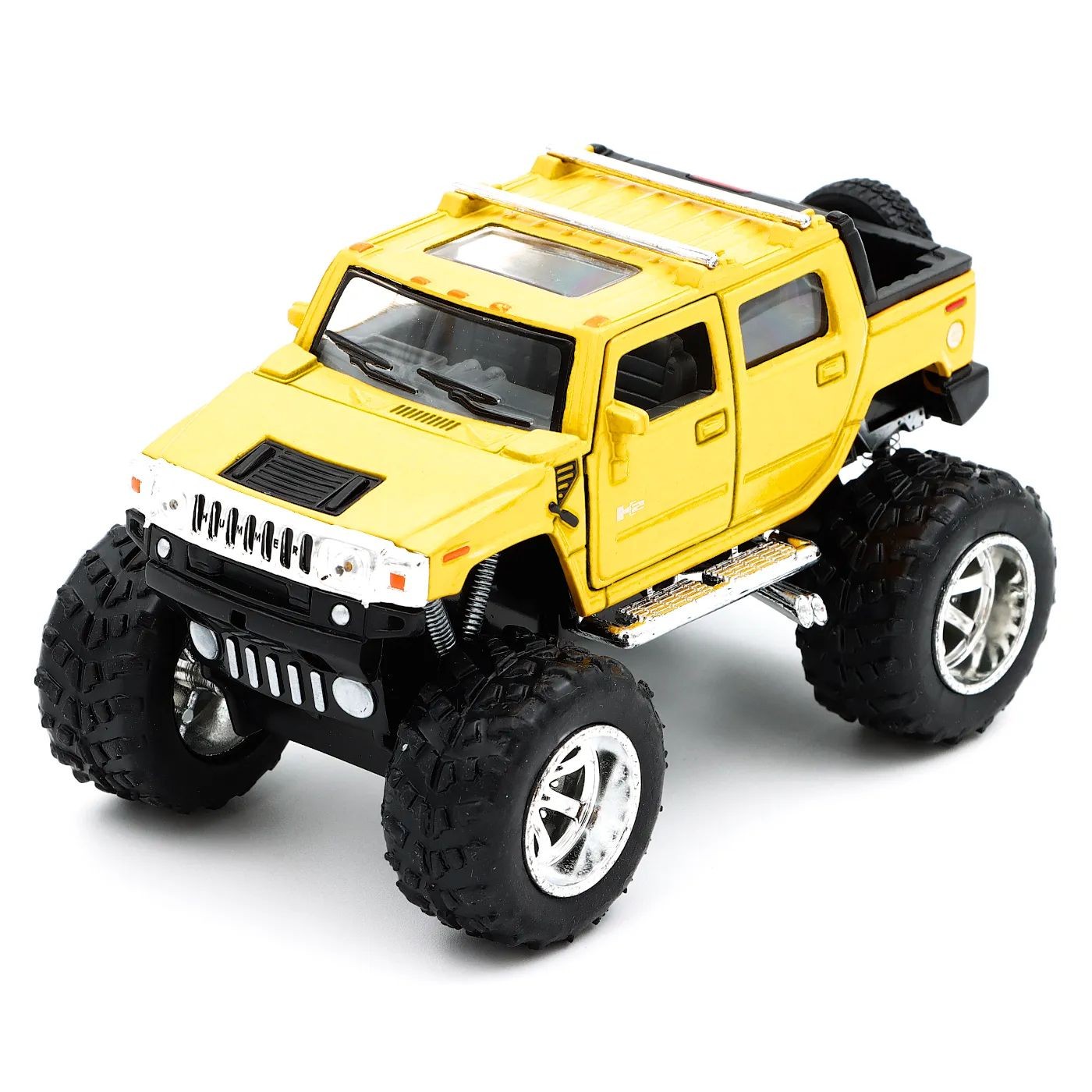 2005 Hummer H2 SUT (Off Road) - Kinsmart - 1:40 - Gul