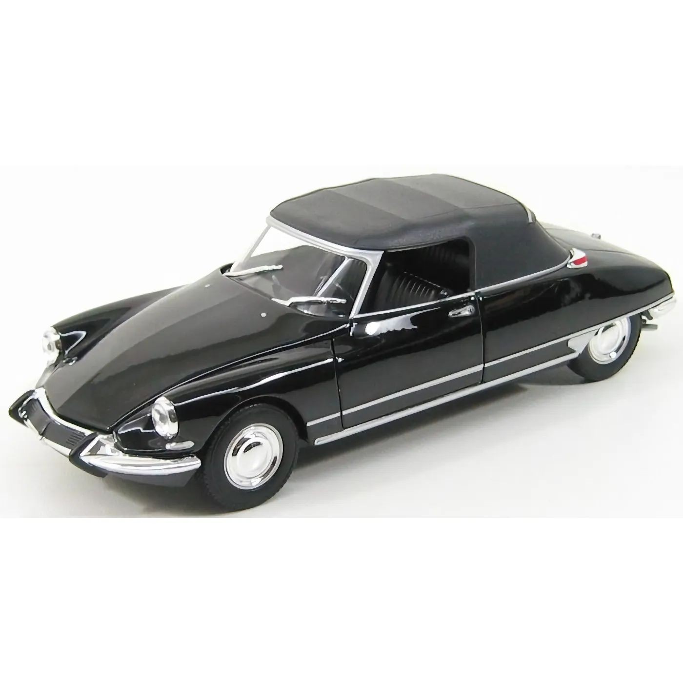 Citroën DS 19 Cabriolet (soft top) - Svart - Welly - 1:24